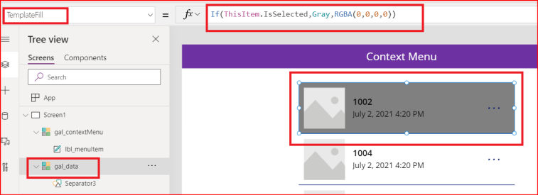 Creating Context Menu in PowerApps – Power Platform Tips and Tricks