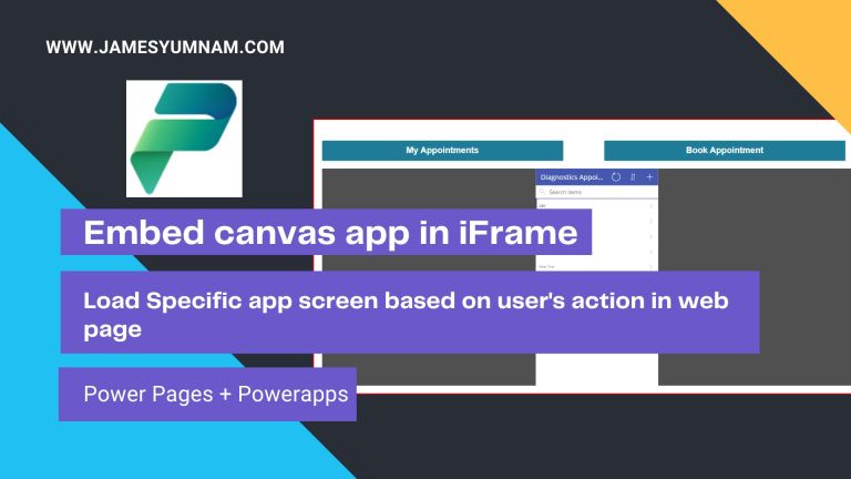 Open specific screen of a canvas app within an iFrame Component in Power Page – Power Platform ...