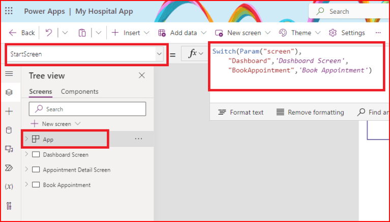 Open specific screen of a canvas app within an iFrame Component in ...